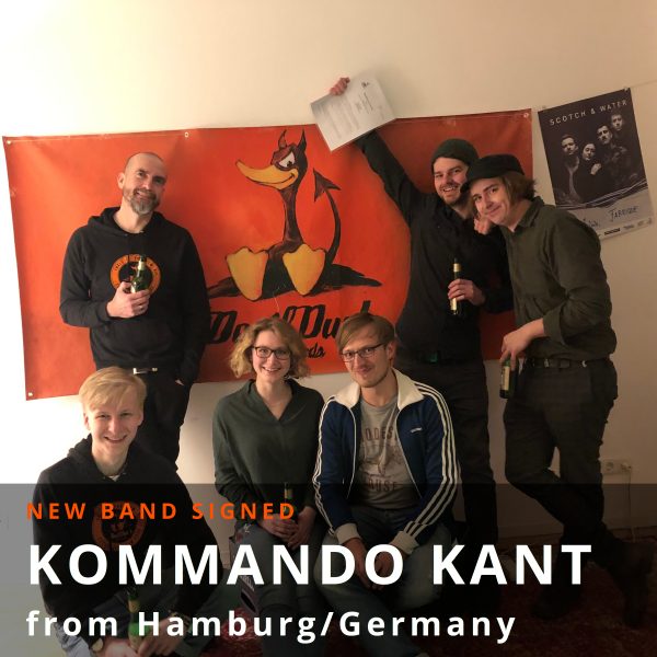 New band signed: "Kommando Kant" from Hamburg/Germany - DevilDuck Records